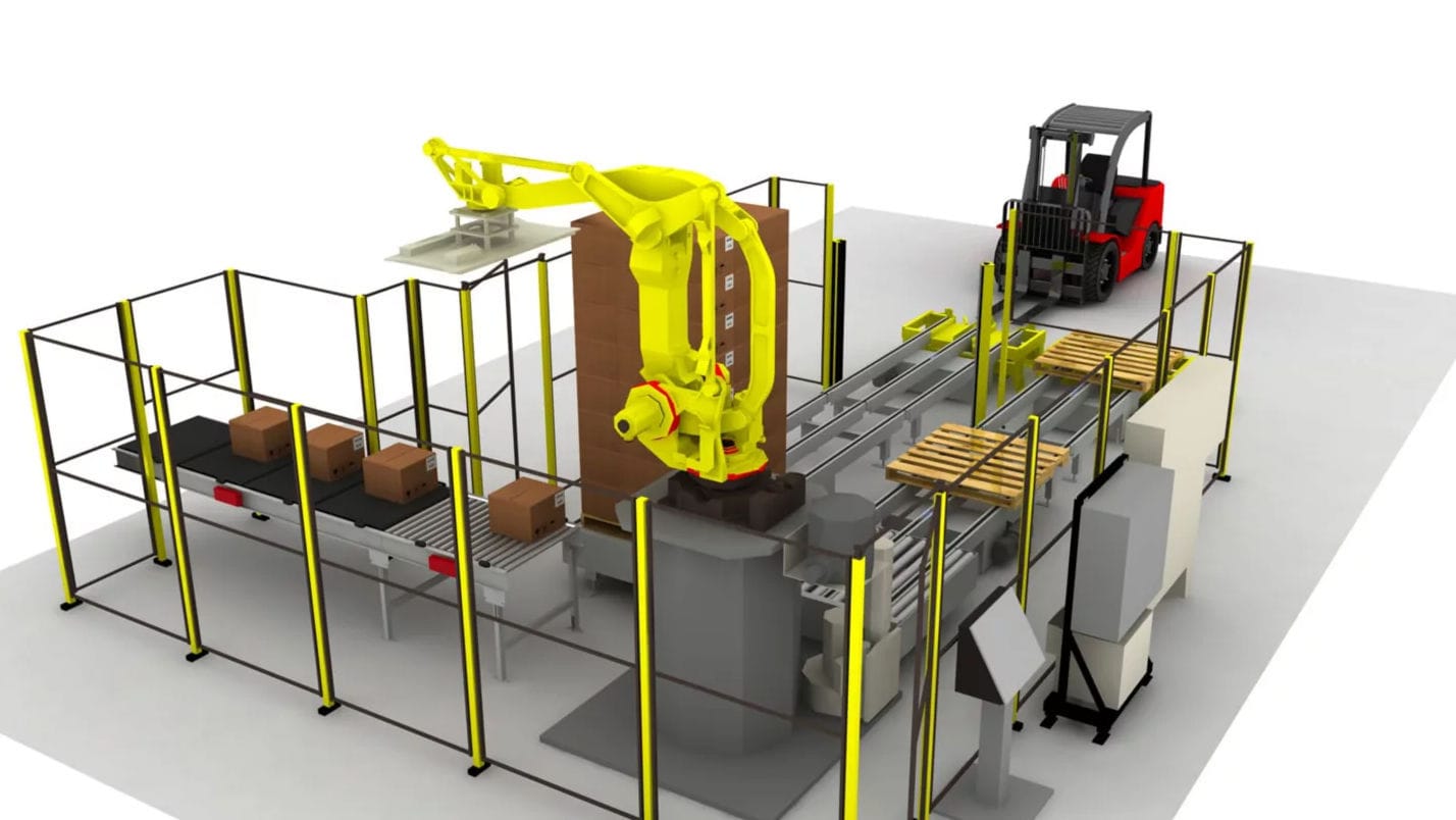 Robotic palletizer - DEMATIC - carton / box / pallet