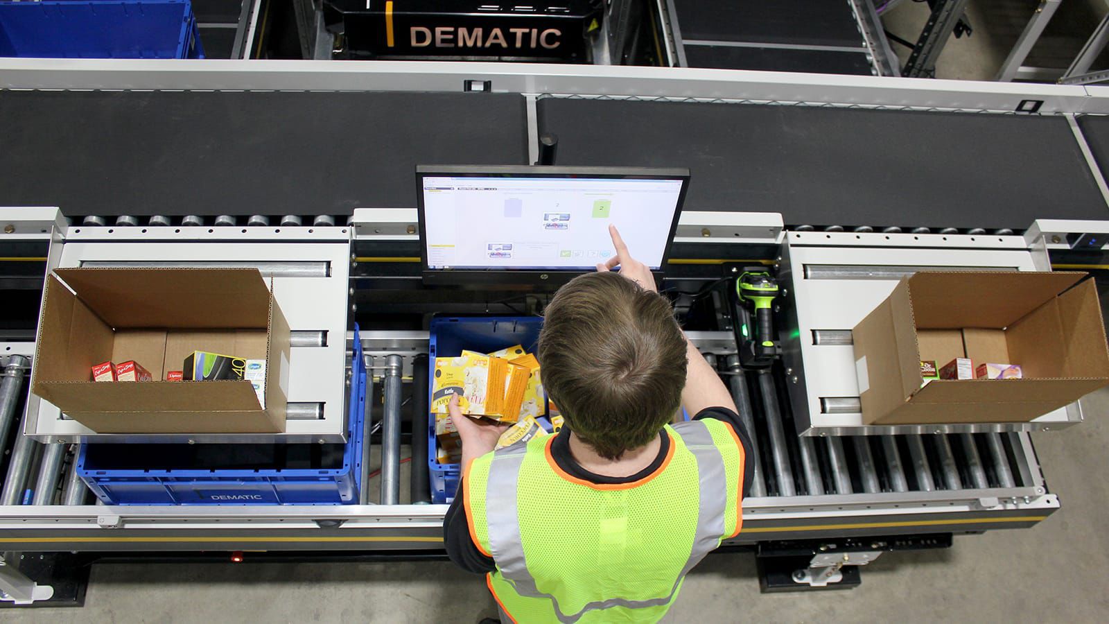 Multi order-picking system - DEMATIC - pick-by-voice / put wall / automatic