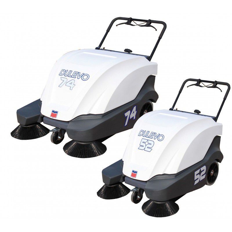Walk-behind sweeper - DULEVO series - FAIP - battery-powered / combustion engine / compact