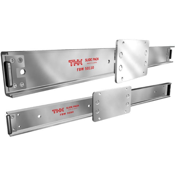 Telescopic slide - FBW series - THK - compact / stainless steel