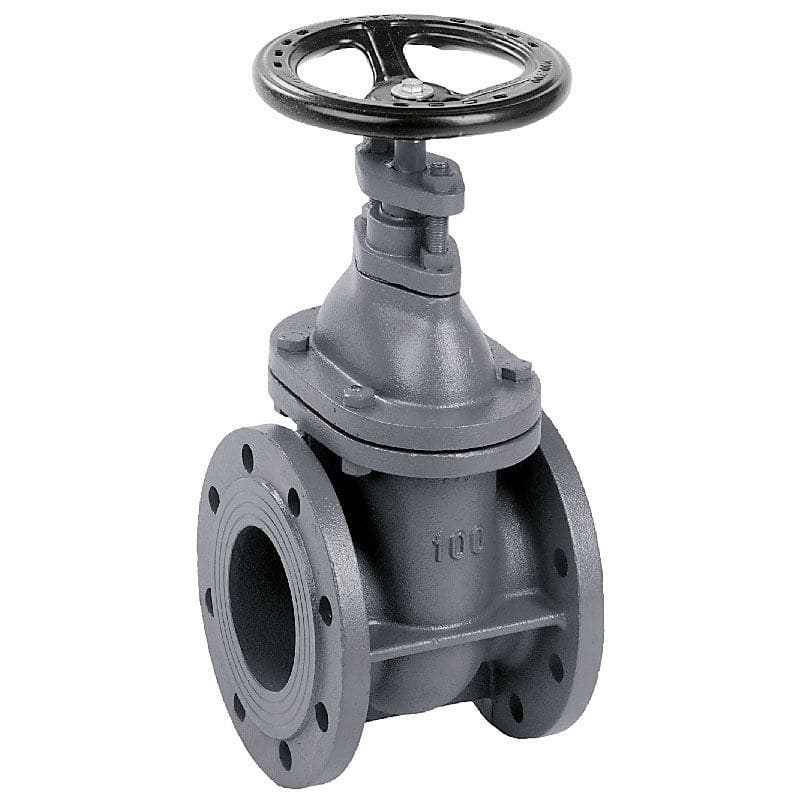 Gate valve - 10 series - Mival - with handwheel / flange / HVAC