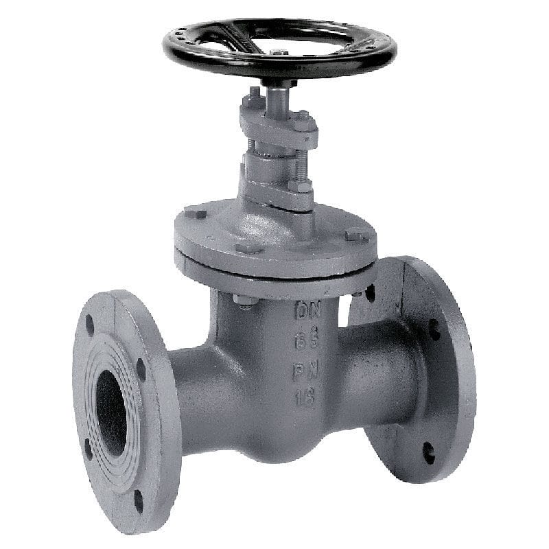 Gate valve - 40 series - Mival - with handwheel / flange / HVAC