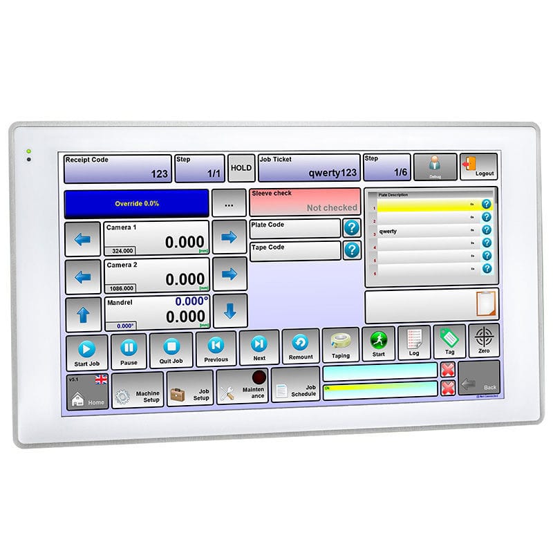 Human machine interface with touch screen - HMIS15 - Sipro srl - panel ...