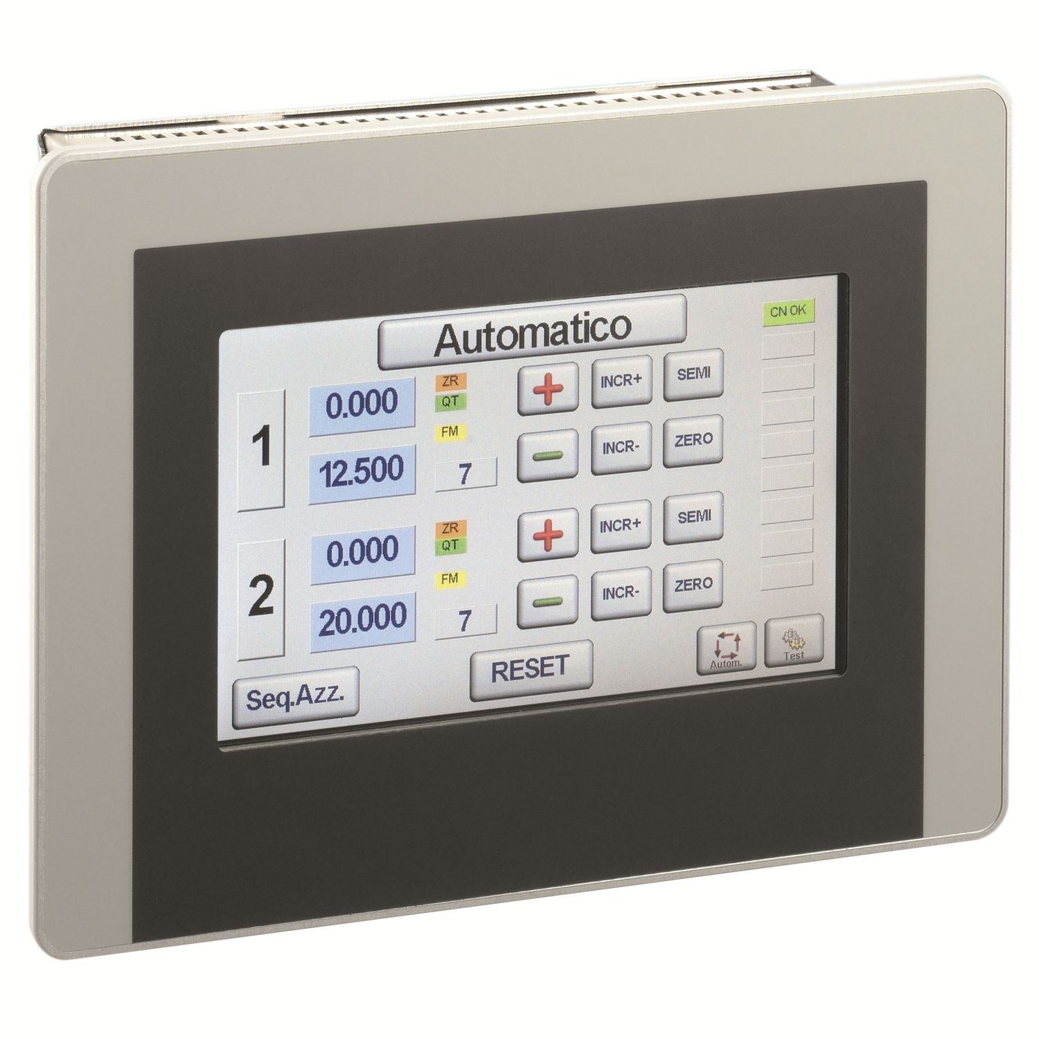 Touch screen numerical control - SIAX M8 - Sipro srl - multi-axis / CANopen / EtherCAT