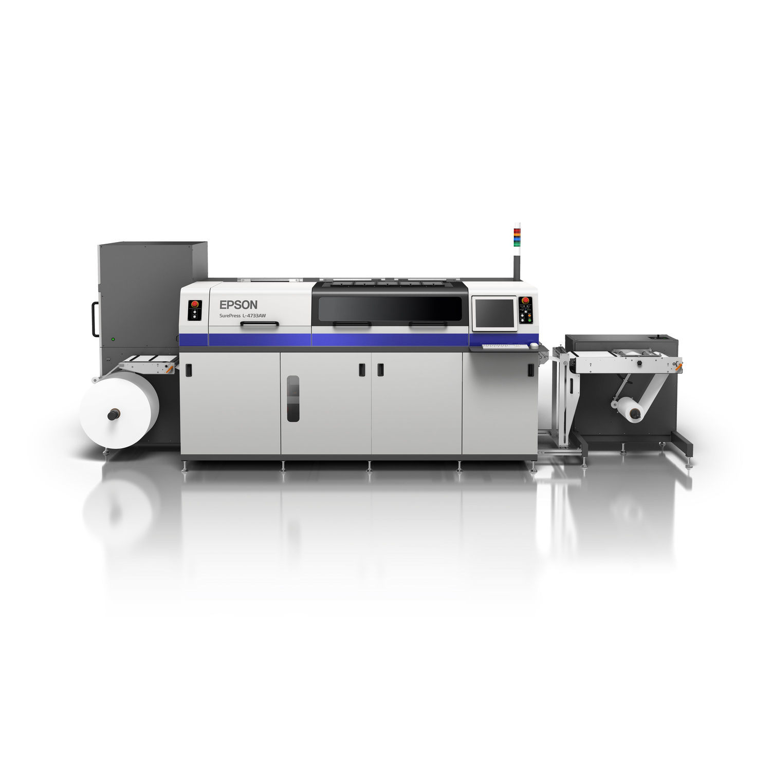 In-line flexographic press - SurePress L-4733A - EPSON Europe - 6-color ...