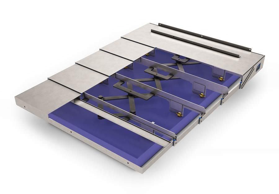 Pantograph telescopic cover - AL Industrie - waterproof / for machining ...