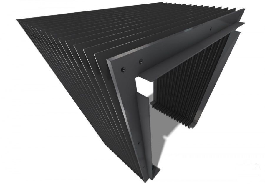 Rectangular protective bellows - AL Industrie - coated fabric ...