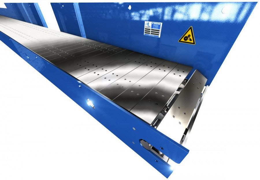 Belt conveyor - AL Industrie - horizontal / transport / chain drive