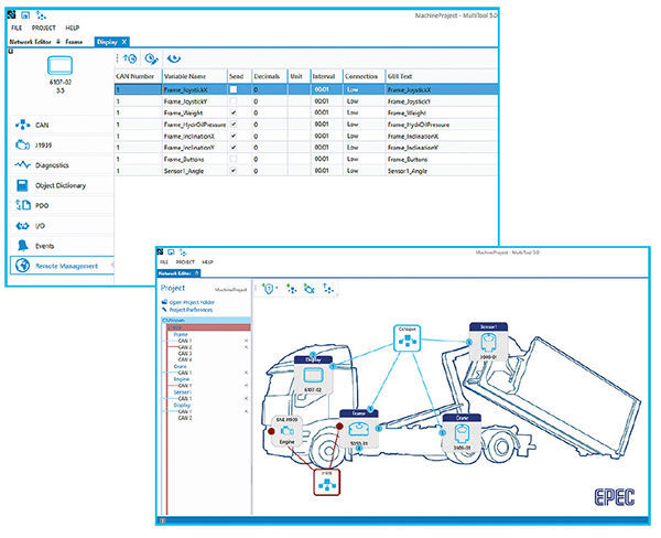 Programming software - MultiTool - Epec - interface / development / control
