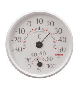 Analog thermo-hygrometer - TH10 - Sanwa Electric Instrument - relative ...