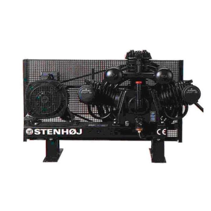 Piston compressor - KC series - STENHØJ - air / electrically-powered ...