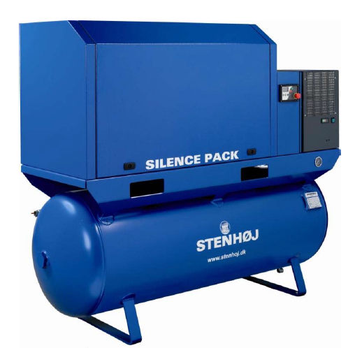 Piston compressor - SiPa series - STENHØJ - air / electrically-powered ...