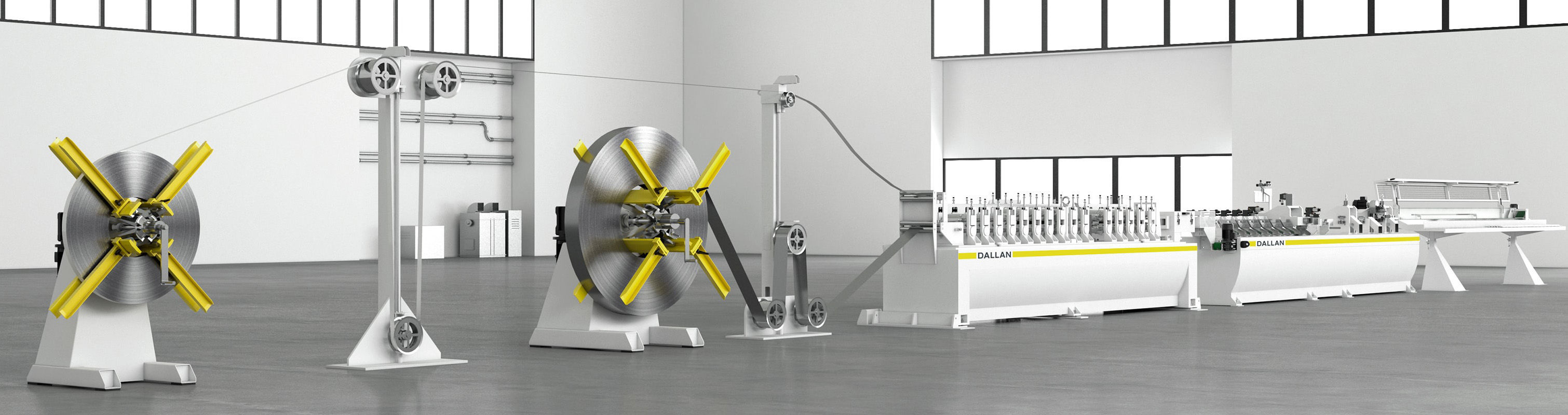 T-bar roll forming line - D57 - DALLAN