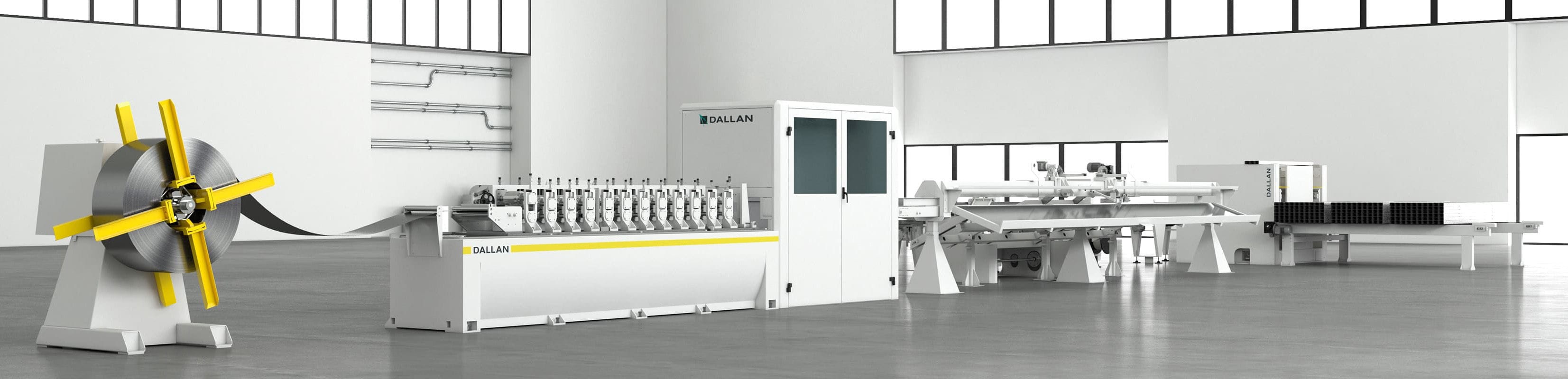 Plasterboard roll forming machine - D4U - DALLAN - with cutting