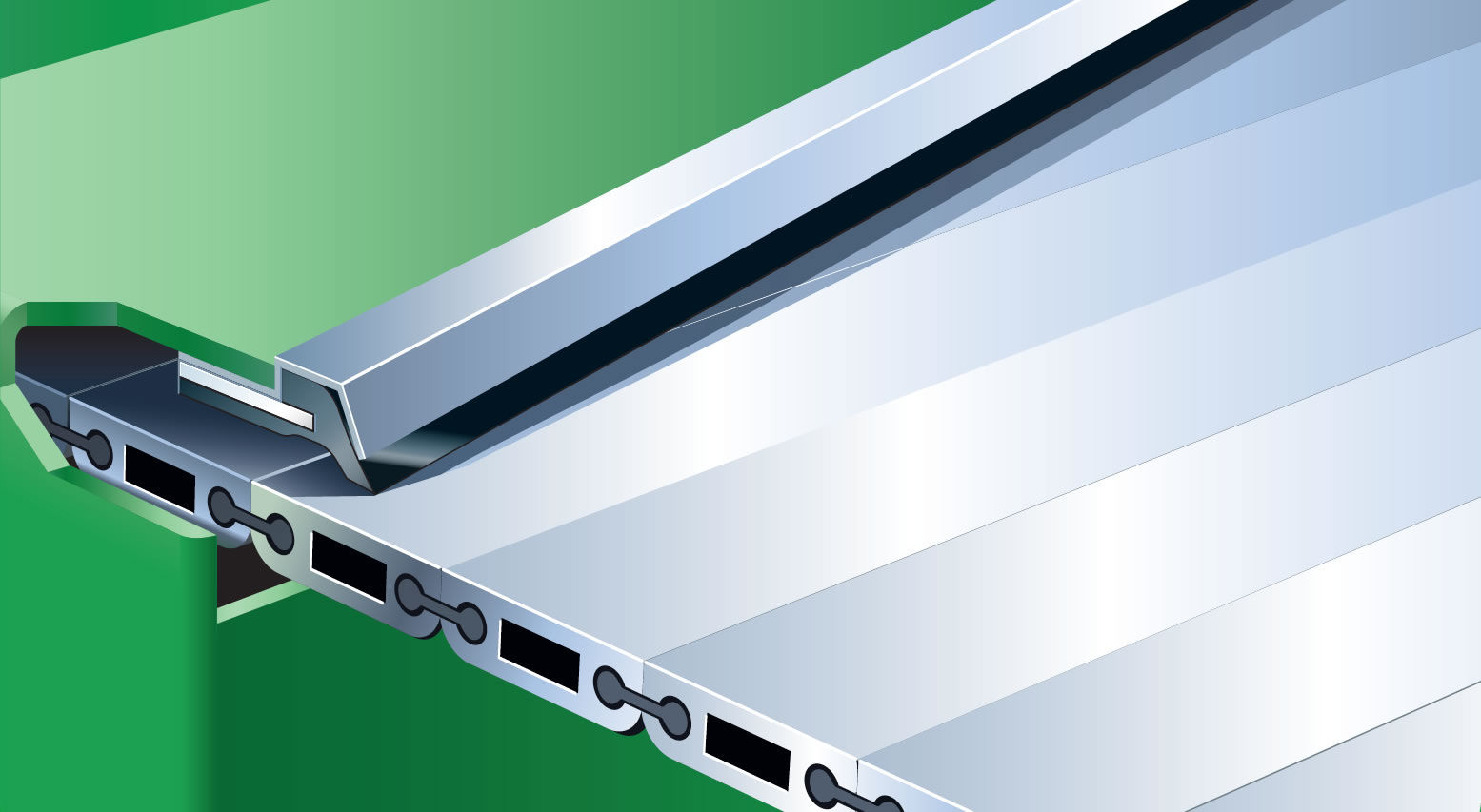 Aluminum apron cover - Alutec GL20, GL50, - EITEC - finned / for machines