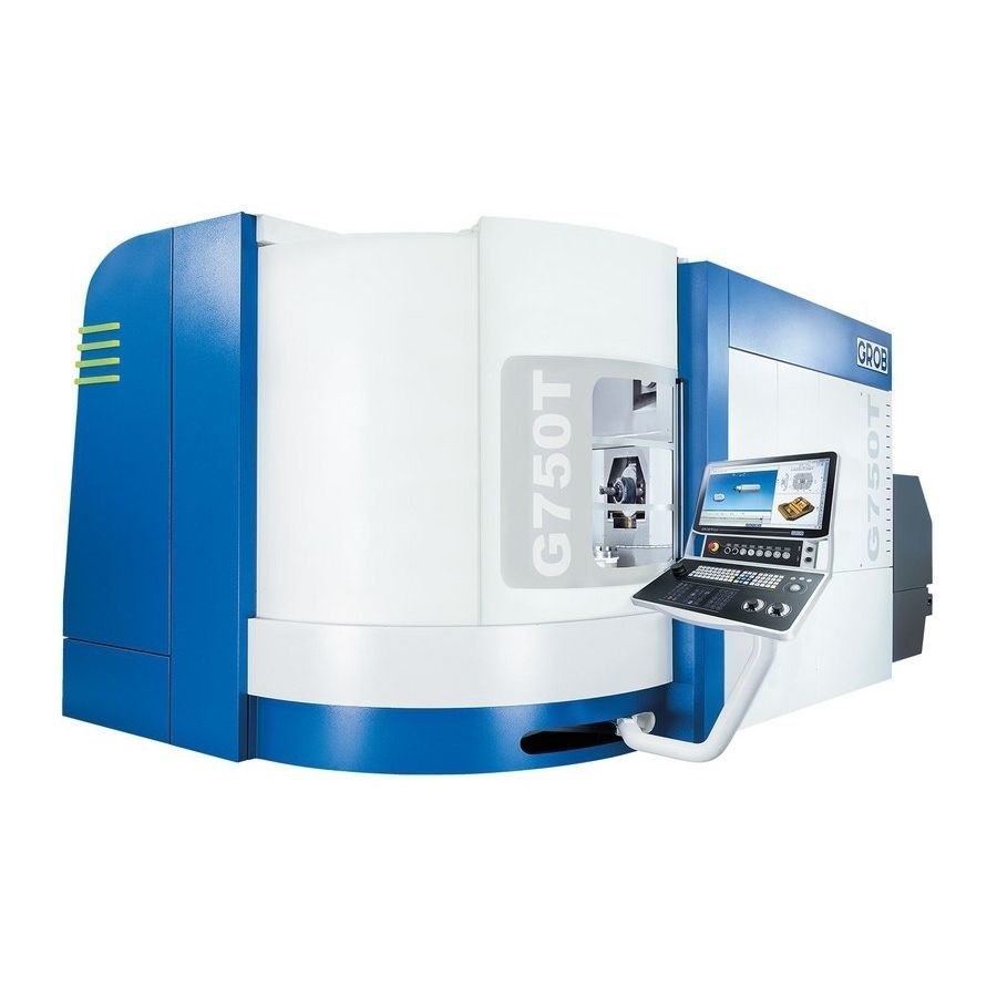 CNC milling-turning center - G750T - GROB-WERKE - universal / 5-axis ...