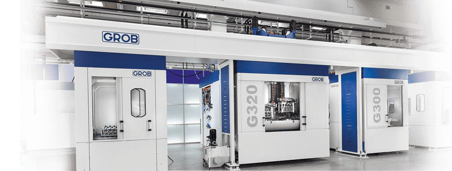 Metal parts production line - GROB-WERKE - modular / flexible