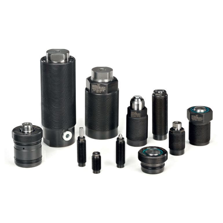 Threaded body cylinder - CF, CR series - HYDROBLOCK - hydraulic / double-acting / single-acting