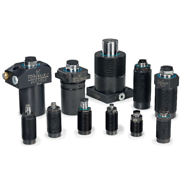 Hydraulic cylinder - IR series - HYDROBLOCK - single-acting / clamping / threaded body