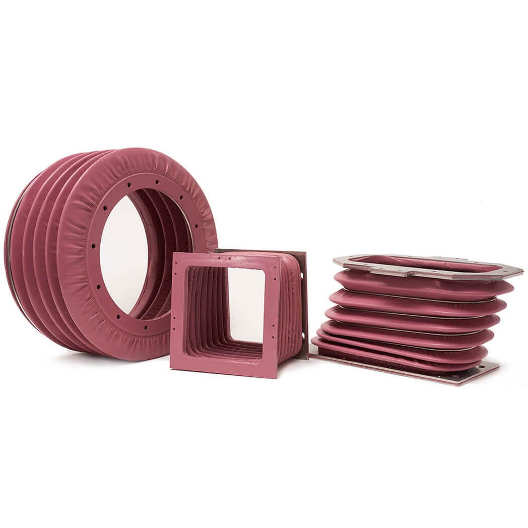 Square bellows - MöllerWerke GmbH - round / rubber / metal