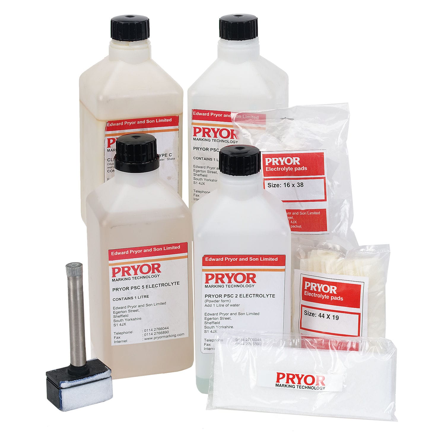 Electrochemical marking electrolyte - Pryor Marking Technology