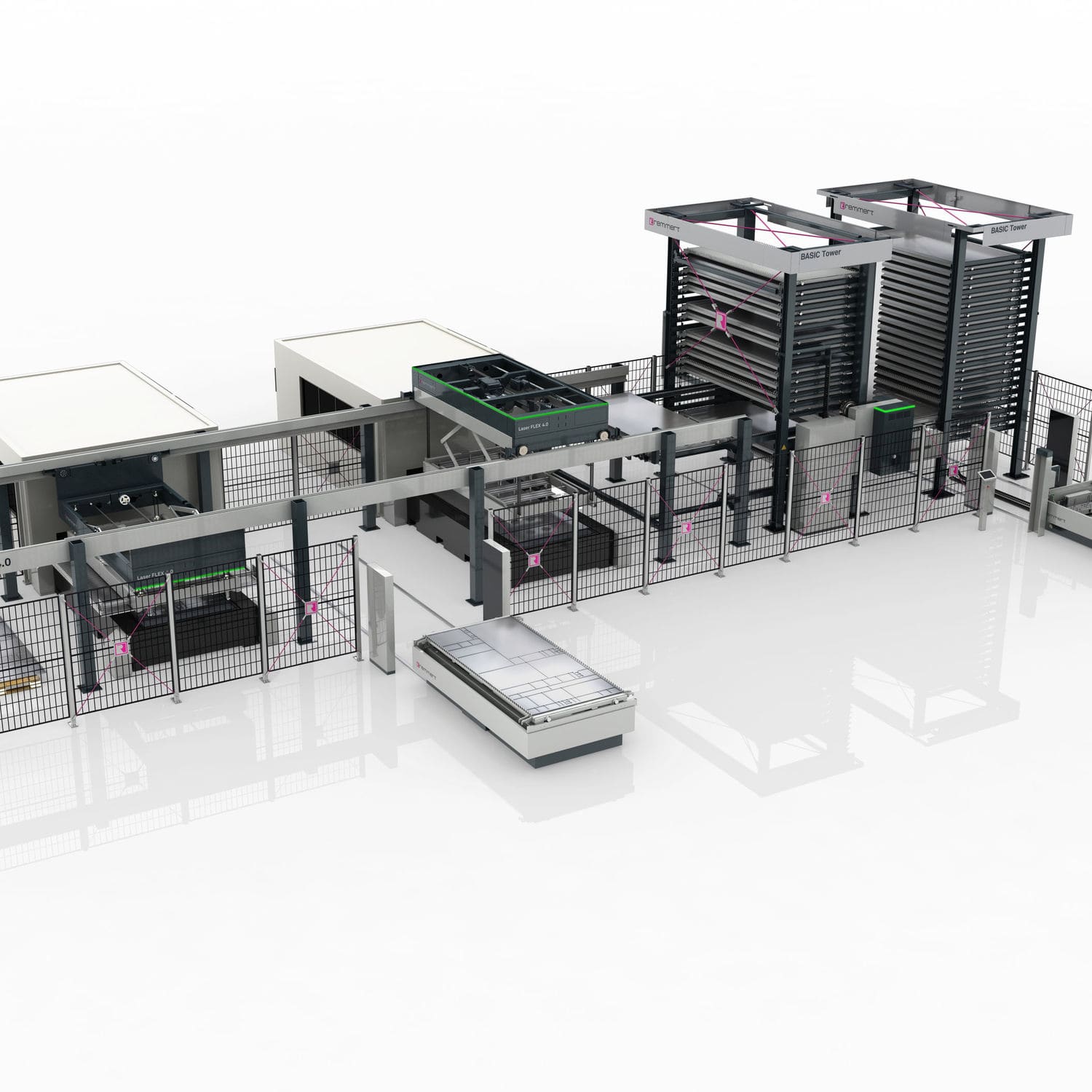 Automatic loading and unloading system - LaserFLEX - Remmert GmbH - for ...