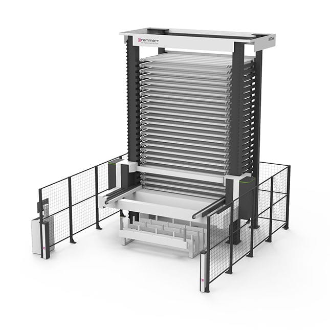 Sheet metal storage tower - BASIC Tower - Remmert GmbH - compact ...