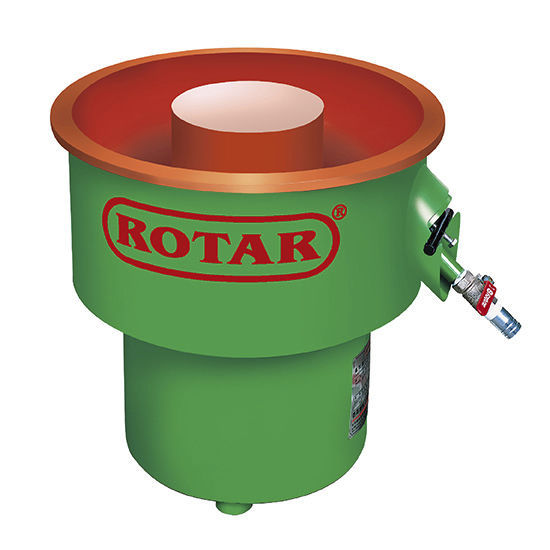 Centrifugal barrel vibratory finishing machine - VBU(30-80L) series ...