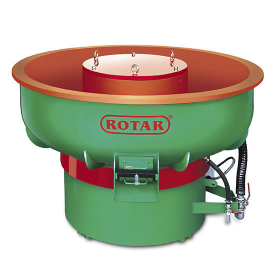 Centrifugal barrel vibratory finishing machine - VBU(150-1500L) series ...