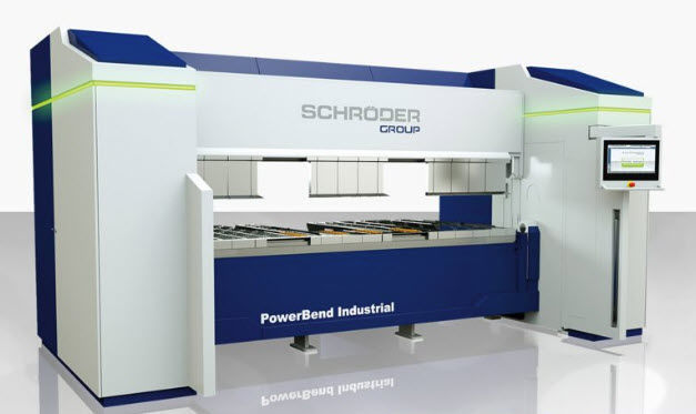 Sheet metal swivel folding machine - PowerBend Industrial UD - Schröder ...