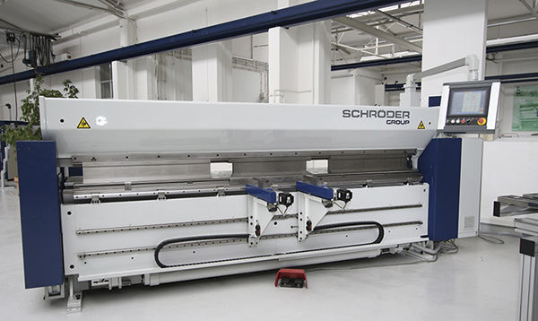Hydraulic swivel folding machine - 720 - 3200 / 2,0 - Schröder Group