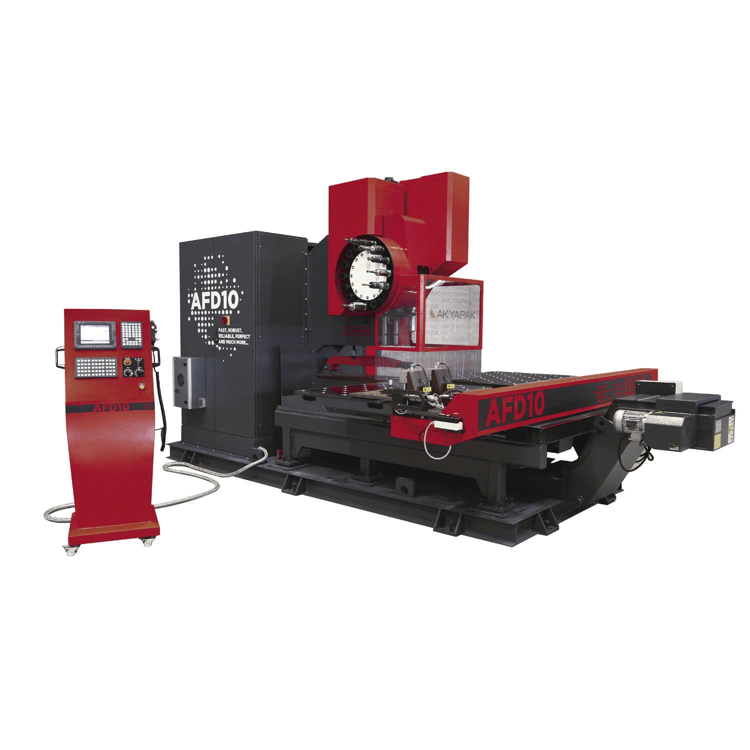 CNC drilling machine - AFD 10 - AKYAPAK MAKINA SAN TIC - for plates ...