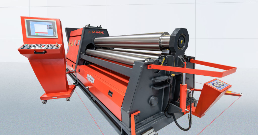 4-roller plate roll machine - AHS 20/08 - AKYAPAK MAKINA SAN TIC ...