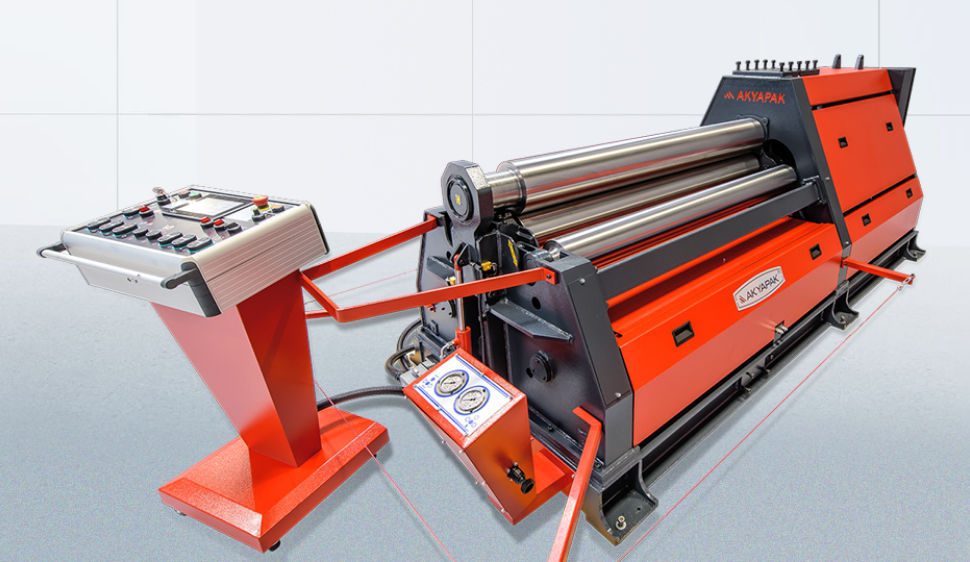 4-roller plate roll machine - AHS 15/08 - AKYAPAK MAKINA SAN TIC ...