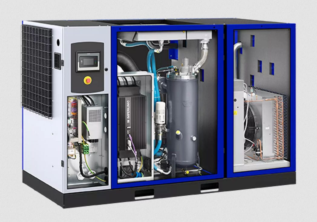 Screw compressor - DRD 60 - 100 HP IVR PM series - Ceccato Aria ...