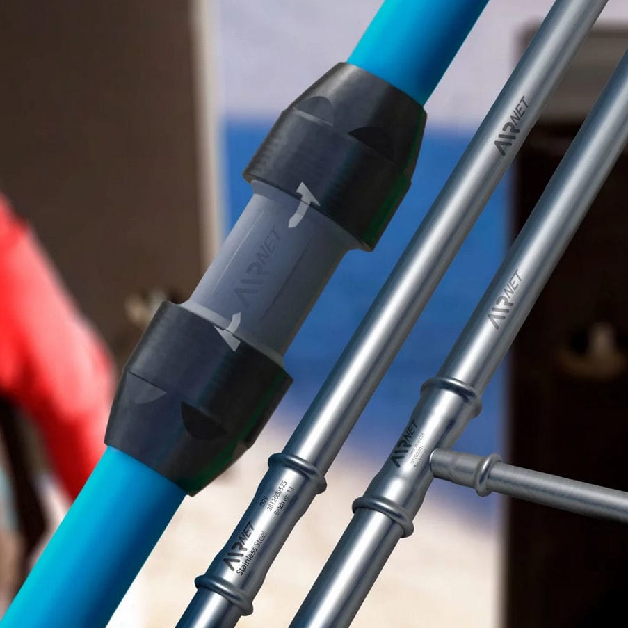 Stainless steel pipe system - AIRnet - Ceccato Aria Compressa - for ...