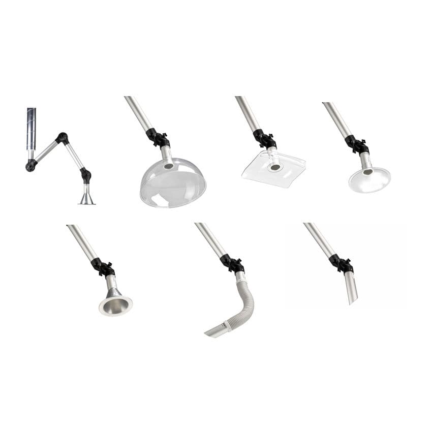 Fixed extraction arm - Geovent - rigid / articulated / for laboratories