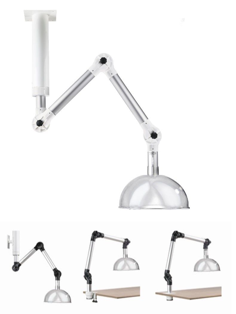 Fixed extraction arm - Geovent - rigid / articulated / for laboratories