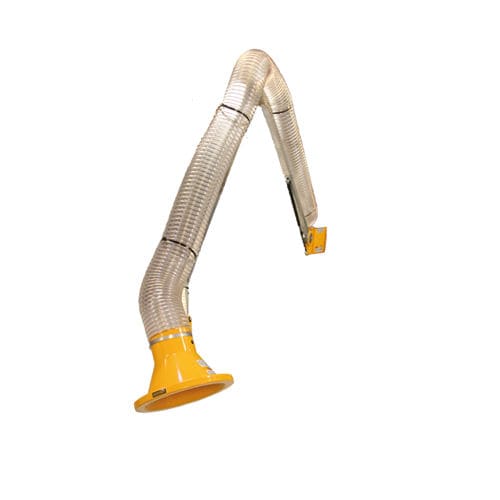 Fixed extraction arm - ASX - Geovent - wall-mounted / flexible / rigid