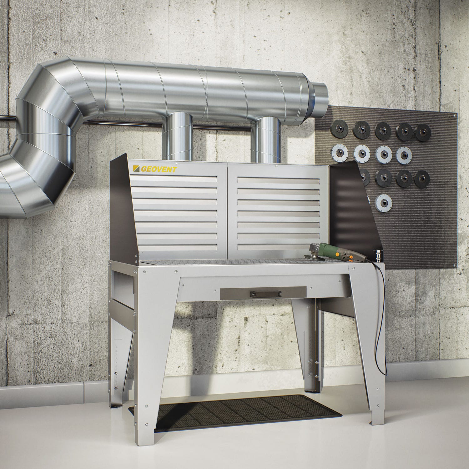 Suction grinding and welding table - GT Ultra - Geovent