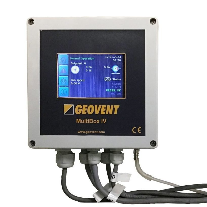 Ventilation control unit - MultiBox IV - Geovent - with display / for ...