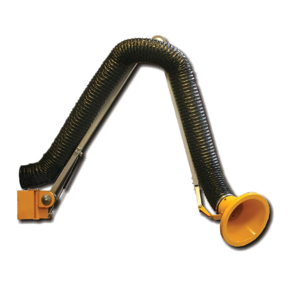 Extraction arm with external support arm - ASA-3 - Geovent - fixed / articulated / dust