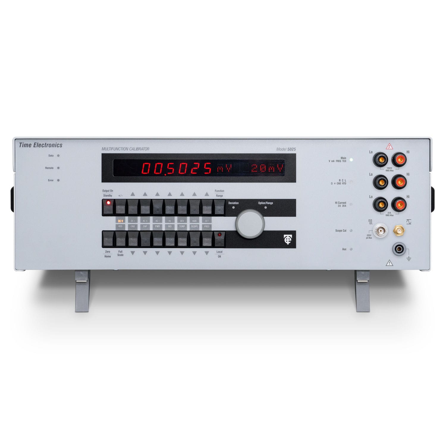 Multifunction calibrator - 5025C - Time Electronics - voltage / current ...