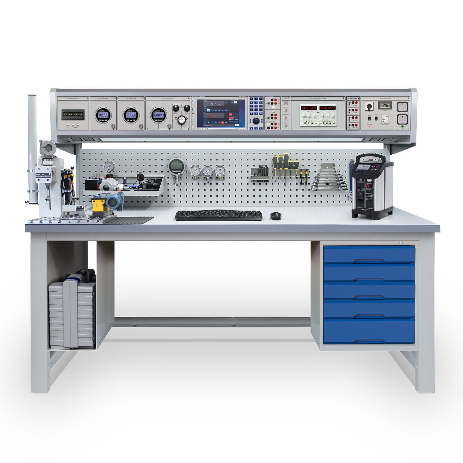Pressure calibration bench - CBP-TRN1 - Time Electronics - temperature ...