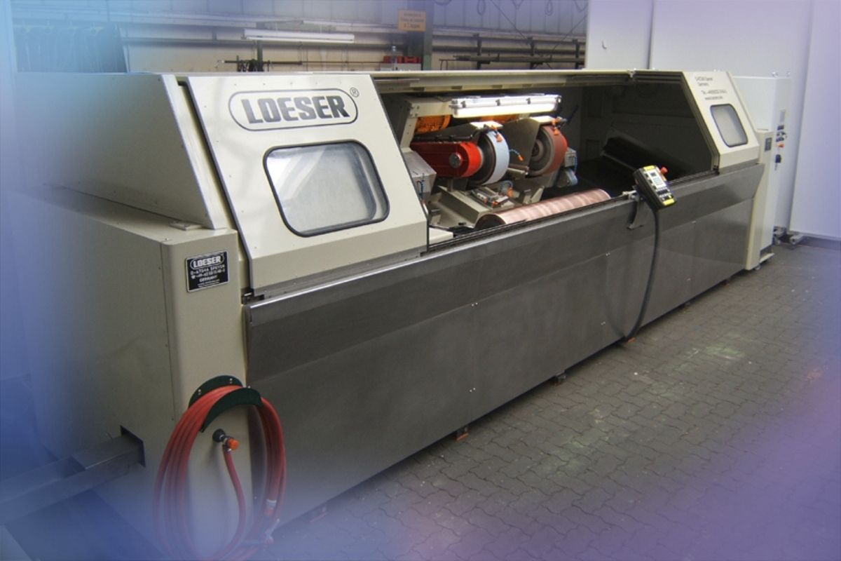 Grinding super-finishing machine - HSDSF - LOESER GmbH - sanding ...