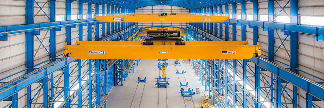 Double-girder overhead travelling crane - STAHL CraneSystems GmbH - heavy-duty / with hoist ...