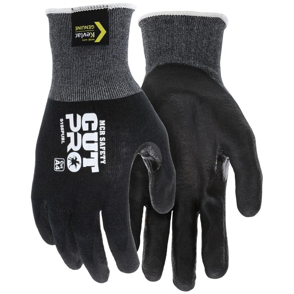 Work glove - 9188PUB - MCR Safety - industrial / anti-cut / polyurethane