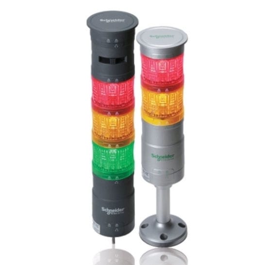 LED signal tower light - Harmony XVU - Schneider Electric - flashing ...
