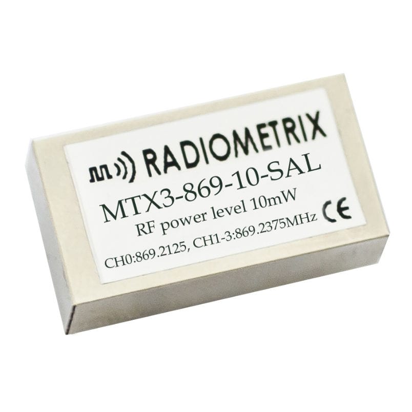 UHF radio transmitter - MTX3 series - Radiometrix - RF / RS232 / ISM band