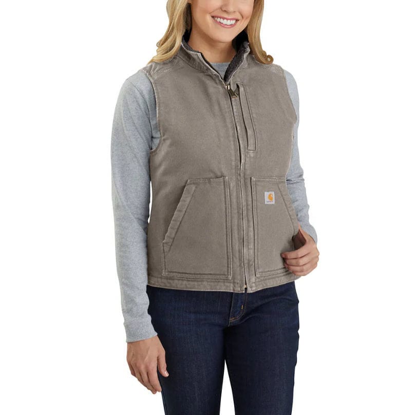 Work vest - 104224 - Carhartt workwear - cold weather / canvas / polyester